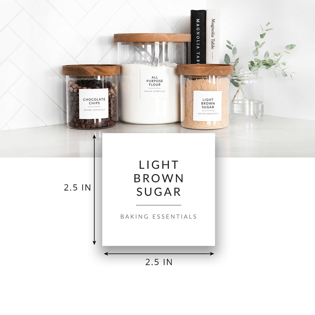 Minimalist Pantry Labels – Savvy & Sorted